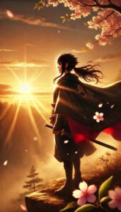 桜の騎士と朝陽 - HIRO creative studio